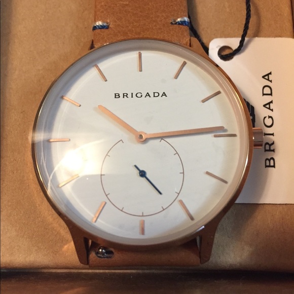 Brigada | Accessories | Nib Brigada Rose Gold Mens Watch | Poshmark